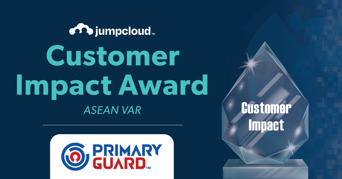 Primary Guard Wins JumpCloud’s Customer Impact Award